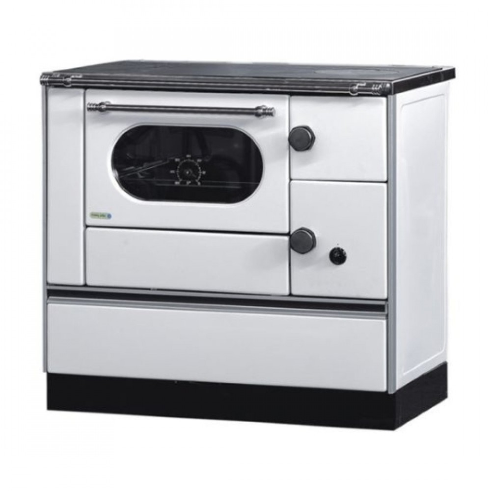 Готварска печка на дърва Alfa Plam Alfa 90 H Favorit, Бяла, 6.4kW - Balkanenergy.bg